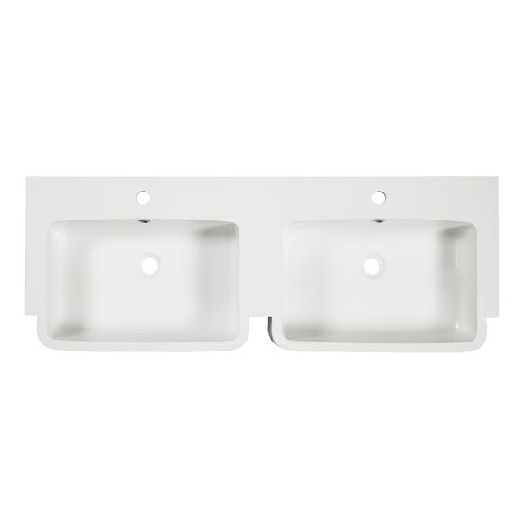 TACR1200D - Tavistock Courier Isocast Double Basin White 1200mm