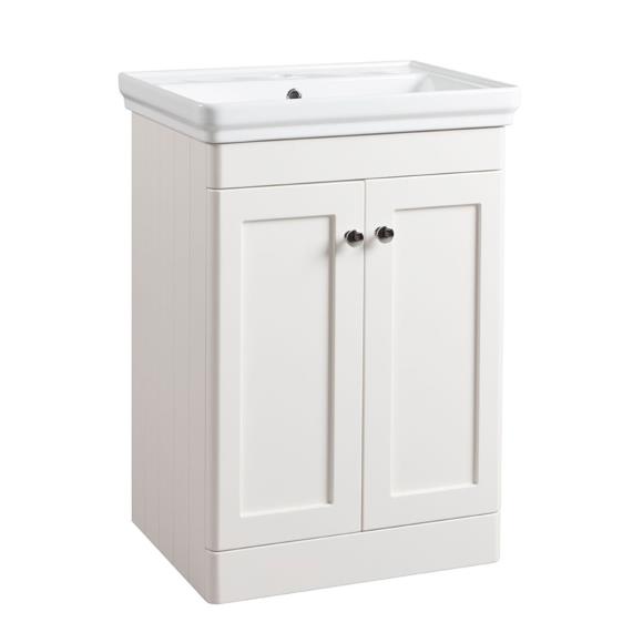 TAMAR180 - Tavistock Marston Vanity Unit & Basin Paper White 600mm 1H